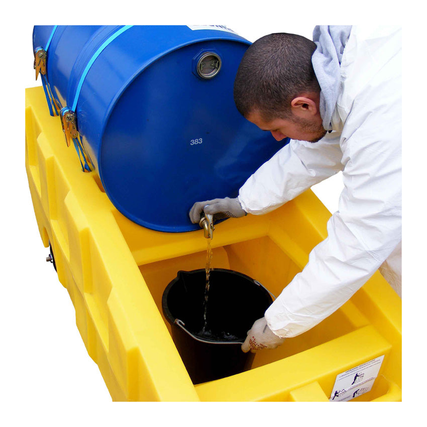 Poly Bunded Drum Trolley - BT230 – Oil Spill Products