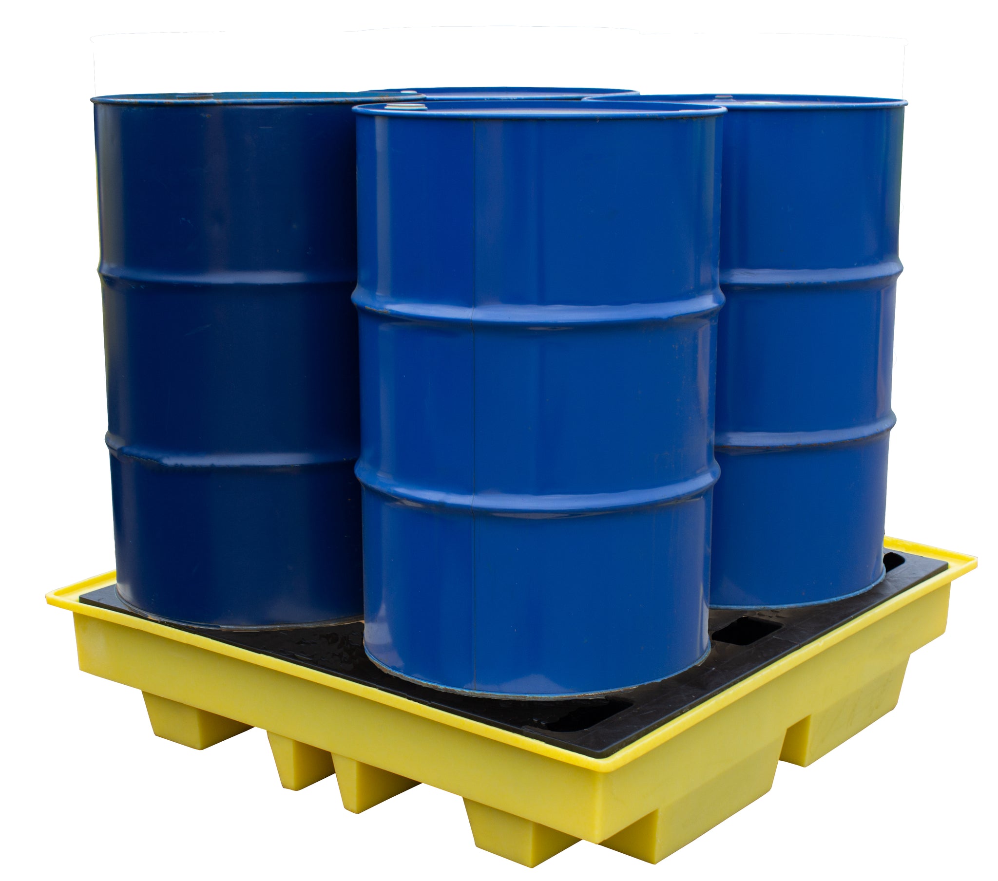 4 Drum Low Profile Spill Pallet - BP4L – Oil Spill Products