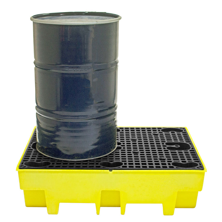 2 Drum Spill Containment Pallet BP2 | UK | Poly Spill Pallet – Oil ...